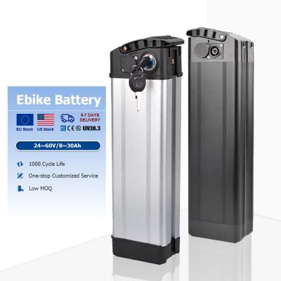 China Custom Electric Vehicle Battery Packs 24V 36V 48V 52V 60V 72V 8Ah - 30Ah E Bike Lithium Battery Pack for sale
