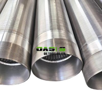 China stainless steel  Long Service Life Wire Wrapped Screen for filter water for sale