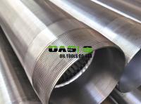 China stainless steel  Long Service Life Wire Wrapped Screen for filter water for sale