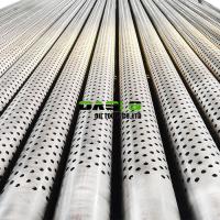 China Flexible and Durable Perforated Stainless Steel Pipe for Sustainable Drainage for sale