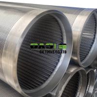 China Continuous Slot Opening Wire Wrapped Screen With High Abreaction Resistance for sale