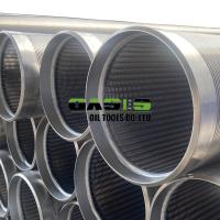 China Continuous Slot Opening Wire Wrapped Screen With High Abreaction Resistance for sale