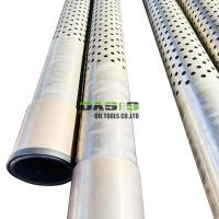 China Perforated Pipe With Long-Term Drainage Solutions for Oil Well or Gas Stainless Steel 304 for sale