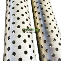 China Perforated Pipe With Long-Term Drainage Solutions for Oil Well or Gas Stainless Steel 304 for sale