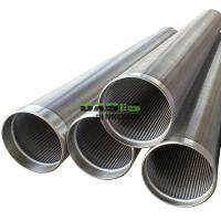 China Stainless Steel 316L Wedge Wire Screens Johnson Screens / Water Well Screens for Filtration and Industrial Filtration for sale
