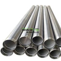 China Stainless Steel 316L Wedge Wire Screens Johnson Screens / Water Well Screens for Filtration and Industrial Filtration for sale
