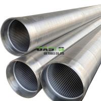 China Stainless Steel 316L Wedge Wire Screens Johnson Screens / Water Well Screens for Filtration and Industrial Filtration for sale