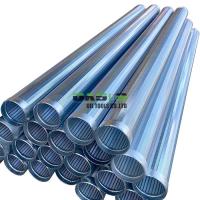 China Water Well Filtration Oil and Gas Well Screening and Wastewater Treatment with Welded Continuous Slot Wedge Wire Screens for sale