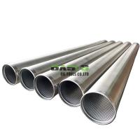 China Wire Wrapped Screen 304L Stainless Steel Sand Control Screen with Welded or Threaded End Connections for Secure and Well Installations for sale