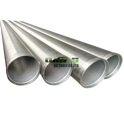 China Wire Wrapped Screen 304L Stainless Steel Sand Control Screen with Welded or Threaded End Connections for Secure and Well Installations for sale