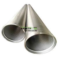 China Wire Wrapped Screen 304L Stainless Steel Sand Control Screen with Welded or Threaded End Connections for Secure and Well Installations for sale