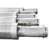 China Customizable Stainless Steel Well Screen with API BTC LTC STC Thread End Connections and High Strength Perforated Base Pipe for sale