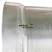 China AISI 304L Stainless Steel Wire Wrapped Screen Pipe | 325mm OD Welded Bevel End Johnson V-Wire Screen for sale