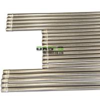 China Stainless steel Gas Filter Element featuring continuous narrow slots and V shaped wire profile for filtration in food processing and mining for sale