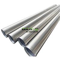 China stainless steel wire wrapped screen wedge wire water well screen 325mm with welding ring joint for sand control and formation protection for sale