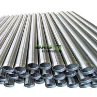 China Stainless Steel Well Screen 304 Wire Wrapped Screen with 3 Meter Length and 1mm Slot Opening for Sand Control in Groundwater Extraction for sale
