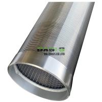 China Water Well Screen Pipe Vee Wire Stainless Steel Johnson Screen with Diameter 219mm Length 3 Meters and Slot Size 1mm for Sand Control for sale