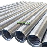 China Water Well Screen Pipe Vee Wire Stainless Steel Johnson Screen with Diameter 219mm Length 3 Meters and Slot Size 1mm for Sand Control for sale