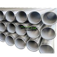 China Water Well Screen Pipe Vee Wire Stainless Steel Johnson Screen with Diameter 219mm Length 3 Meters and Slot Size 1mm for Sand Control for sale