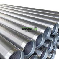 China Water Well Screen Pipe Vee Wire Stainless Steel Johnson Screen with Diameter 219mm Length 3 Meters and Slot Size 1mm for Sand Control for sale