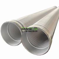 China Durable Stainless Steel Well Screen Designed with V Shaped Slots to Minimize Blockages and Maximize Water Flow in Wells for sale