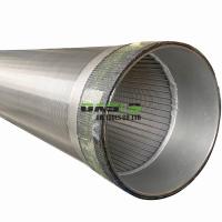 China Durable Stainless Steel Well Screen Designed with V Shaped Slots to Minimize Blockages and Maximize Water Flow in Wells for sale