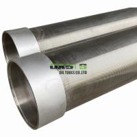 China Durable Stainless Steel Well Screen Designed with V Shaped Slots to Minimize Blockages and Maximize Water Flow in Wells for sale