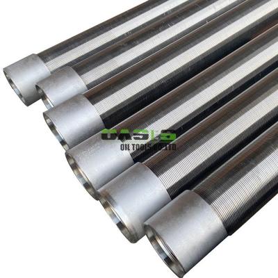 China Water Well Screen Pipe constructed from stainless steel with high open area up to 60 percent for fluid flow and reduced clogging risks for sale