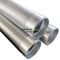 China Continuous Slot Screen featuring V shaped wedge wire profile for self cleaning slot geometry and sand control in limited space well completions for sale
