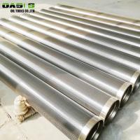 China 6 5 / 8 '' Screen Casing Pipe , Point Pipe Screen With Plain / Thread Connection End for sale
