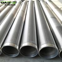 China 6 5 / 8 '' Screen Casing Pipe , Point Pipe Screen With Plain / Thread Connection End for sale