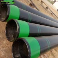 China Black Round Steel Well Casing Pipe 13 3 / 8 Inch Size API / 5CT Standard for sale