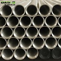 China Wedge Wire Water Well Screen Pipe for sale