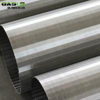 China 4 Inch Dia Stainless Steel Well Screen Pipe 1.5 - 10mm Thickness For Water Well for sale