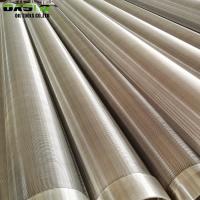 China 4 Inch Dia Stainless Steel Well Screen Pipe 1.5 - 10mm Thickness For Water Well for sale