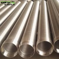 China 4 Inch Dia Stainless Steel Well Screen Pipe 1.5 - 10mm Thickness For Water Well for sale