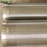 China 4 Inch Dia Stainless Steel Well Screen Pipe 1.5 - 10mm Thickness For Water Well for sale