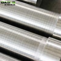 China 304 / 316 Stainless Steel Screen Pipe In Borehole , Oil / Water Filtration Device for sale