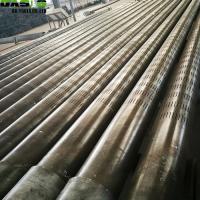 China Seamless Slotted Oil Well Screen OD 168mm Low Carbon Steel Material 400 Series for sale