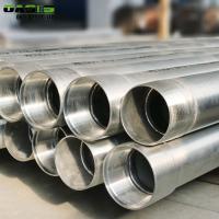 China Api 5ct Oil Well Casing Pipe , STC Thread Male / Female Coupling Perforated Casing Tube for sale