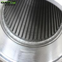 China Round Metal Stainless Steel Well Screen Pipe For Borehole Drilling 2mm Thickness for sale