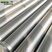 China V / Wedge Shaped Sand Control Screen , Durable Stainless Steel Well Casing for sale