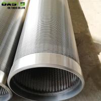 China Round Well Pump Filter Screen 3 - 12mm Thickness With API BTC Connection for sale