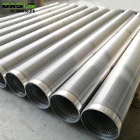China Round Well Pump Filter Screen 3 - 12mm Thickness With API BTC Connection for sale