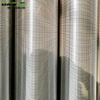 China Plain Weave Stainless Steel Well Screen Pipe Perforated Continuous Slot Rod Base for sale