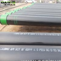 China Oil Pipeline K55 / J55 Casing Pipe For Borewell , Round 4 Inch Well Casing Tube for sale