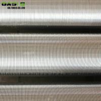 China Continuous Slot Water Well Screen Pipe For Borehole Drilling Polished Surface for sale
