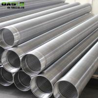 China Johnson Type Metal Water Well Screen Pipe Round Hole Shape 5800mm Length for sale