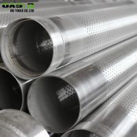 China 3mm Perforated Water Well Screen , Metal Well Drilling Welded Wire Screen for sale