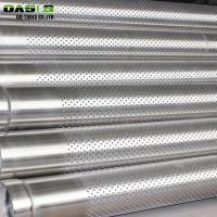China Beveled End Perforated Stainless Steel Tube Screens High Performance For Oil Well for sale
